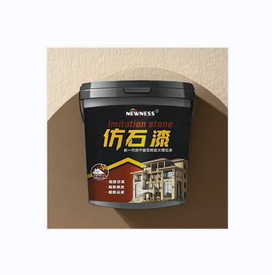 China MF Tio2 Liquid Exterior Wall Paint Texture Granite Stone Paint 20kg Long Shelf Life for sale
