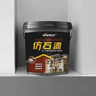 China Exterior Granite Stone Paint Matt Glossy Finish TiO2 MF Formula 20kg for sale