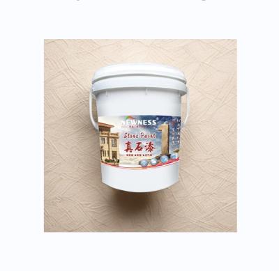 China Spray Application Made Easy with Super Adhesion Exterior Texture Wall Coat Stone Effect Paint for sale