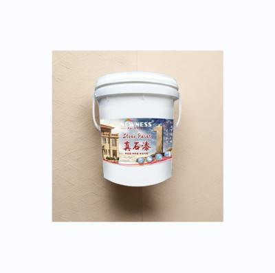 China Natural Stone Paint for Exterior Walls with Strong Bonding Power 20kg for sale