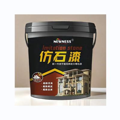 China Water-Based Granite Texture Stone Coating Acrylic Paint for Exterior Walls 20kg for sale