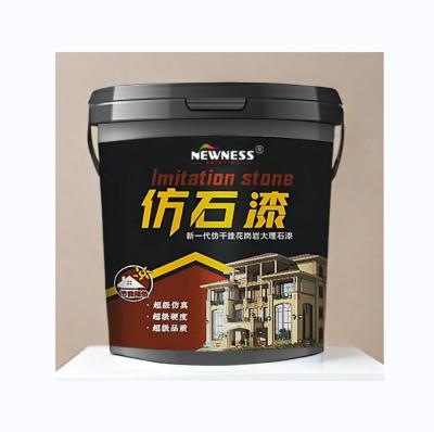 China Stone Texture Paint for Building Facades 20kg Eco-Friendly Exterior Wall Coating for sale