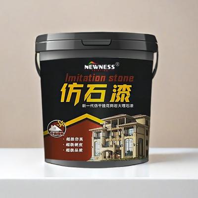 China Acrylic Granitestone Paint for Exterior Walls 18L Durable Stone Coating for sale