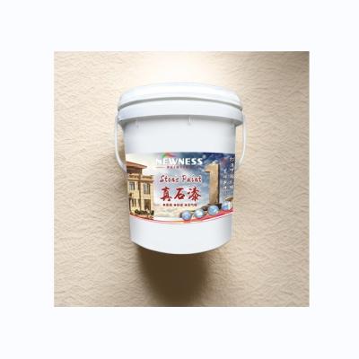 China Exterior Elastic Paint Wall Coating 5000 Times Scrub Resistance 20KG Bucket for sale