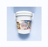 China Exterior Wall Coating Texture Stone Paint Acrylic Flat Finish 18L Waterproof Durable for sale