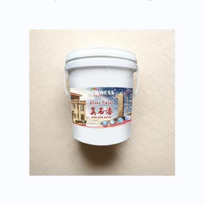 China Waterproof Stone Paint for Interior and Exterior Walls 5L 18L Home Decor Coating for sale