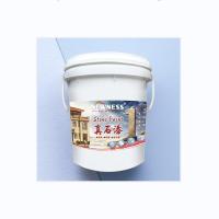 China Exterior Elastic Coating Granite Stone Sand Wall Paint for Building Coating 20kg for sale