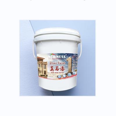 China Exterior Elastic Coating Granite Stone Sand Wall Paint for Building Coating 20kg for sale