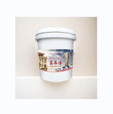 China Exterior Texture Wall Coat 5000 Times Scrub Resistance Natural Stone Paint for sale