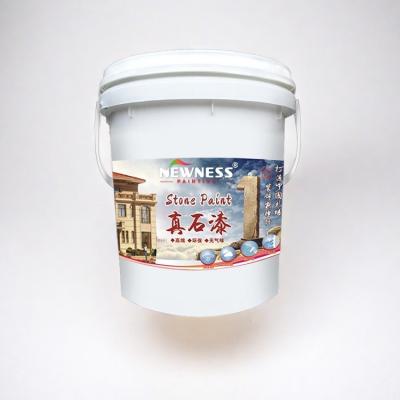 China Scrub Resistant 5000 Times Liquid Granite Coating Waterproof Venetian Stucco Exterior Wall Stone Paint for sale
