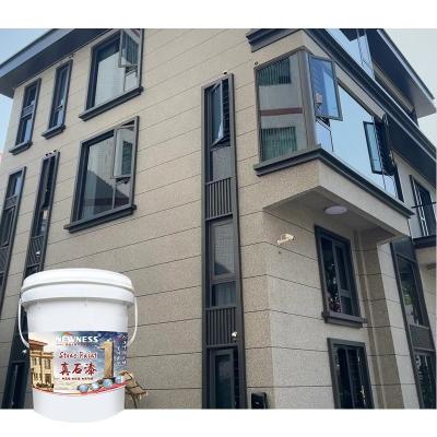 China Sprayable Water Based Multi Color Natural Stone Granite Paint 12 Months Shelf Life for sale