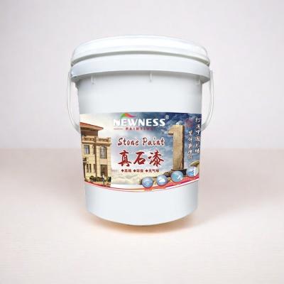 China Stone Effect Exterior Wall Paint 0.25-0.35m2/kg Coverage Durable Architectural Coating for sale