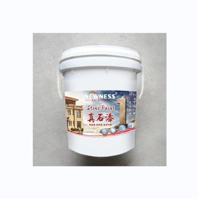 China Exterior Stone Texture Paint Granite Flakes Coating 20kg Waterproof UV Resistant for sale