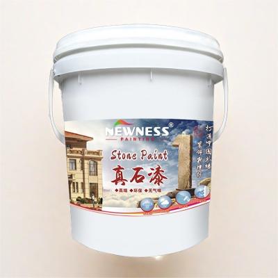 China Exterior Wall Natural Stone Paint Decorative Coating 20kg Waterproof UV Resistant for sale
