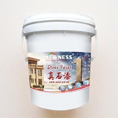 China Roller Application Stone Effect Paint 18L Water Based Decorative Coating for Interior Walls for sale