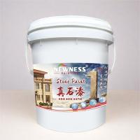 China Natural Stone Textured Paint 20kg Bucket High Adhesion Exterior Wall Coating for sale
