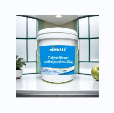 China Grey Polyurethane Waterproof Coating for Concrete Floor and Rooftop 20KG/BUCKET Volume for sale