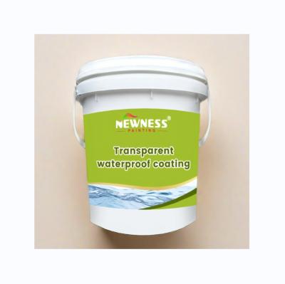 China Grey Stucco Exterior Wall Waterproof Paint Acrylic 18L Transparent Finish for sale
