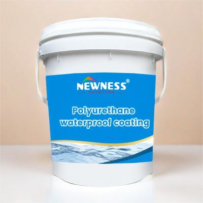 China Polyurethane Waterproof Roof Coating Outdoor Paint 4H Drying Time Resistance Water Proofing for sale