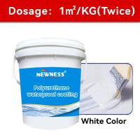 China Polyurethane Waterproof Roof Coating Outdoor Paint 4H Drying Time Resistance Water Proofing for sale