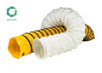 China Mining PVC Laminated Fabr 600gsm Flame Retardant B1 Grade Anti Static Vinyl Ventilation for sale