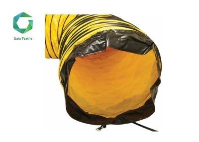 China Fabric Anti Static 1300d PVC Ventilation Ducting Mining Flame Retardant 550gsm for sale