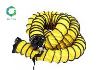 China Flame Retardant Mining Ventilation Ducting 450gsm Anti Static Vinyl Fabric PVC 1000d for sale
