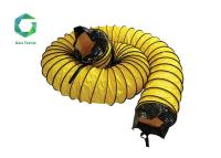 China Mining PVC Ventilation Ducting 750gsm Anti Static Vinyl Coated Fabric 100m Length for sale