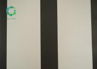 China 1000d Stripes Vinyl PVC Awning Anti UV Fabric Tear Resistance 20x20 Density for sale