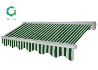 China 650gsm 1000d PVC Awning Vinyl Coated Waterproof Anti UV Stripe Tarpaulin for sale