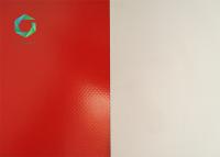 China 0.5mm Thickness Tear Resistance PVC Awning Vinyl Coated Waterproof Stripe Tarpaulin for sale