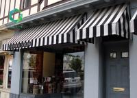 China UV Resistant Acrylic Woven PVC Awning Vinyl Coated Waterproof Stripe Tarpaulin 1000d for sale