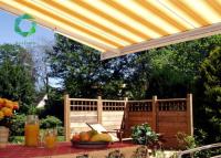 China 19oz Sunshade Vinyl Awning Uv Protection Printed , 650gsm PVC Window Canopy for sale