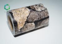 China 200N Tear Strength 450gsm Garden Fence Fabric , 35m Privacy Fence Fabric PVC Vinyl for sale