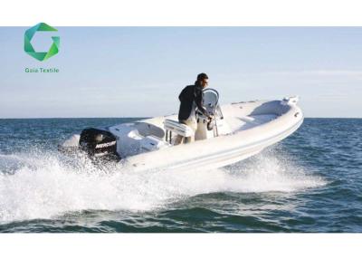 China 1000d Waterproof Marine Vinyl Fabric 750gsm , 28×26 Density Inflatable Sea Canoe Airtight for sale