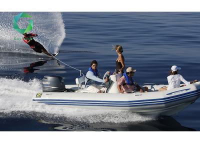 China Heavy Duty Marine Vinyl Fabric 2700gsm , Airtight 30x30 Density Inflatable Boat Fabrics 1000d for sale