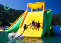 China 840d 610gsm PVC Vinyl Material , 18oz PVC Inflatable Boat Fabric Amusement Park for sale