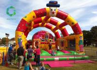 China 0.6mm Airtight PVC Inflatable Fabric Vinyl Coated  Kid Amusement Water Park Anti UV for sale