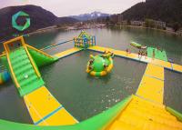 China 500d Inflatable Vinyl Material 18oz Vinyl Castle Laminate Over Edging Tarpaulin for sale