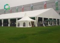 China 2.05m Width Pvc Tent Fabric 550gsm Tarp Waterproof Fire Retardant Midlle East for sale