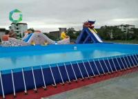China 1300d Water Park PVC Membrane Pool Line , 1100gsm Tarpaulin Swimming Pool for sale