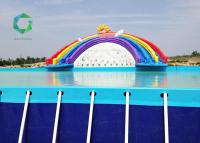 China 650gsm Vinyl Coated Fabric Pool PVC Liner ,  1000d PVC Swimming Pool Tarp Family Use for sale