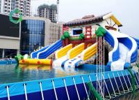 China Polyester Swimming Pool PVC Liner 1000d Vinyl Coated Fabric Outdoor Antibacterial for sale