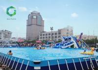 China 1300d Water Park PVC Membrane Pool Line , 1100gsm Tarpaulin Swimming Pool for sale