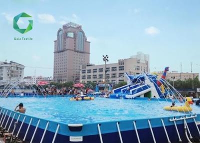 China 1300d Water Park PVC Membrane Pool Line , 1100gsm Tarpaulin Swimming Pool for sale