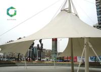 China 1350gsm Fabric Tension PVC Membrane Structure Vinyl Coated Architecture anti UV for sale
