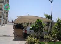 China 140N Adhesion PVC Membrane Structure 1450gsm Vinyl Fabric Tensile Landscape Architecture for sale