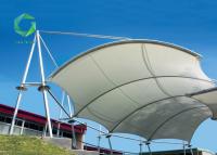 China Flame retardant Acrylic PVC Membrane Structure anti mold Fabric Tensioned 1500gsm for sale