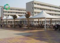 China 140N Adhesion PVC Membrane Structure 1450gsm Vinyl Fabric Tensile Landscape Architecture for sale