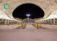 China Flame retardant Acrylic PVC Membrane Structure anti mold Fabric Tensioned 1500gsm for sale